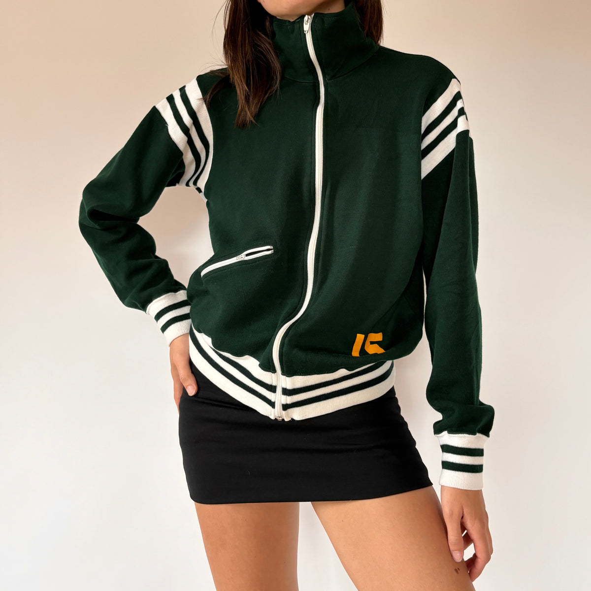 70s Track Zip Up (M) – Hazy Vintage