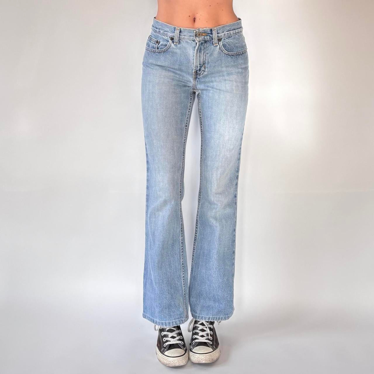 90s Light Wash Bootcut Jeans (XS) – Hazy Vintage